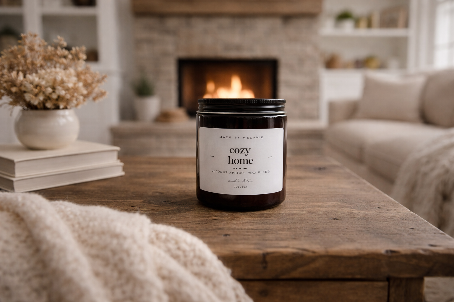 Cozy Home Candle – Made by Melanie
